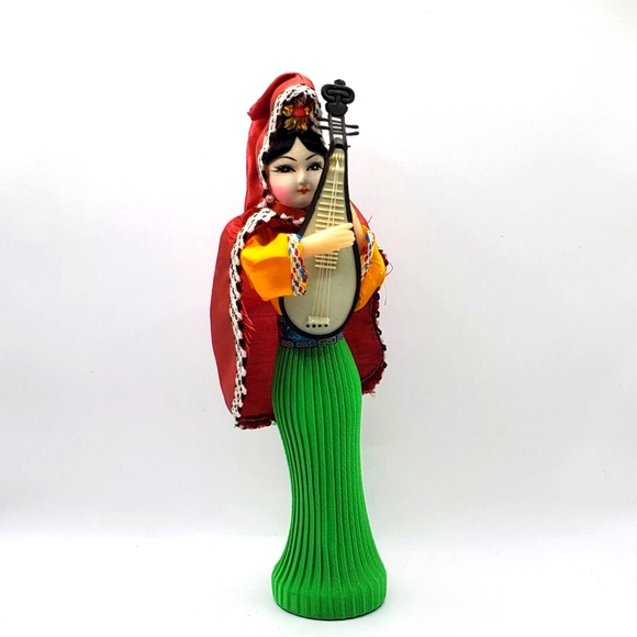 Handmade | Art | Chinese Princess Cloth Doll Playing A Pipa Traditional ...